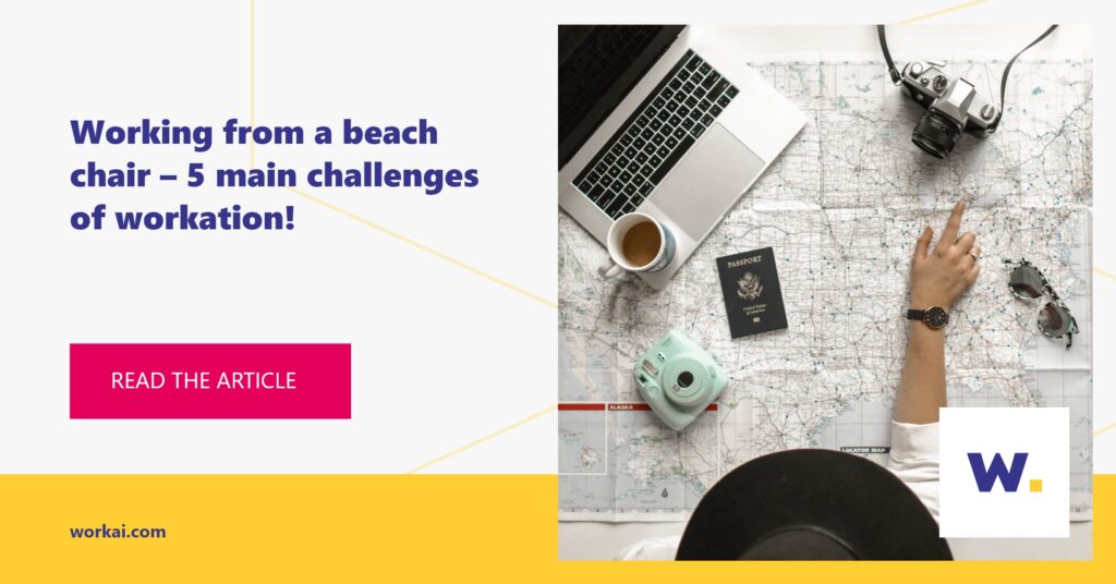 Working from a beach chair - 5 main challenges of workation